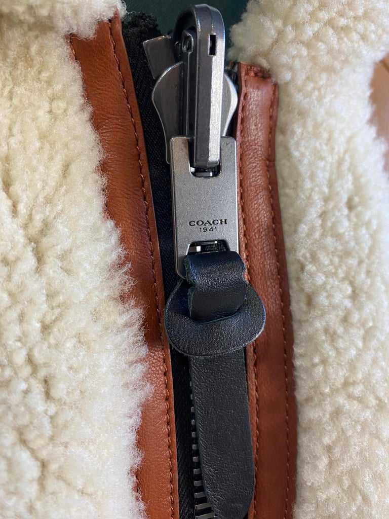 Coach sheepskin. For Sale at 1stDibs