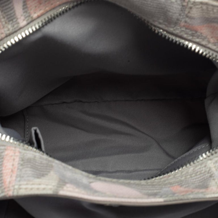 Coach Tri Color Signature Fabric and Leather Hobo at 1stDibs