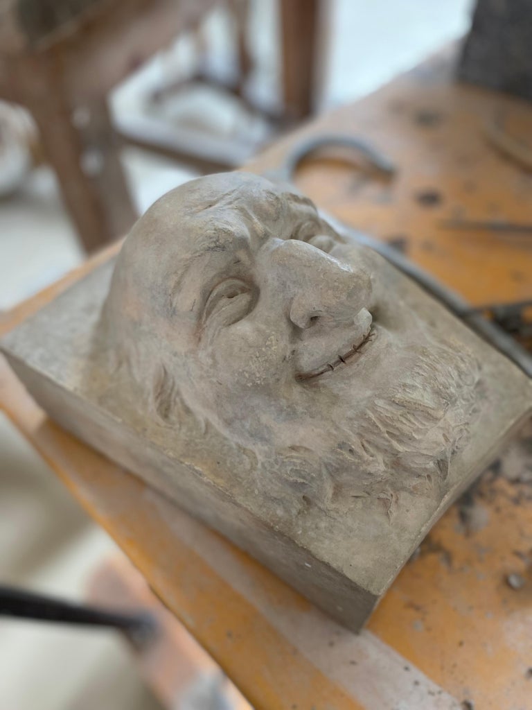 Coade - Coade Stone Decorative Keystone Male Head in Classical Style ...