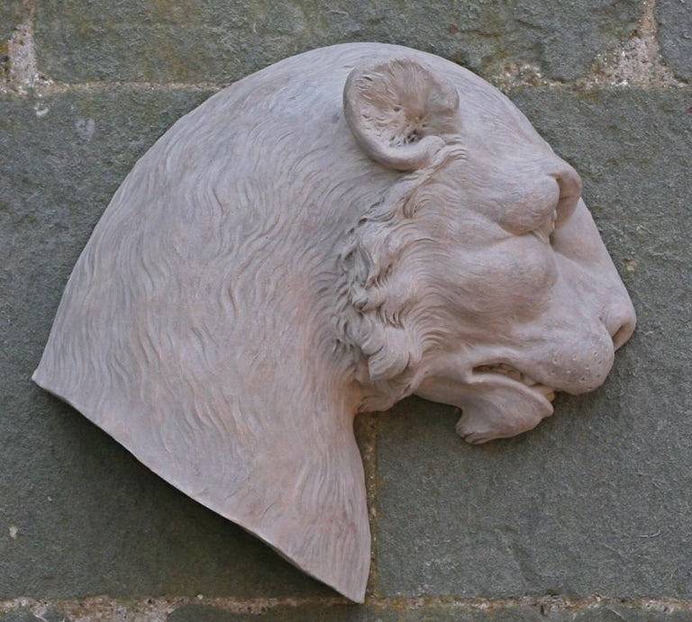 Coade - 'Coade' Stone Model of a Tiger Head in Classical Style (18th c ...