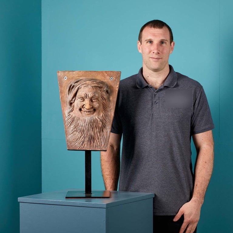 Coade Style Keystone of Democritus For Sale at 1stDibs