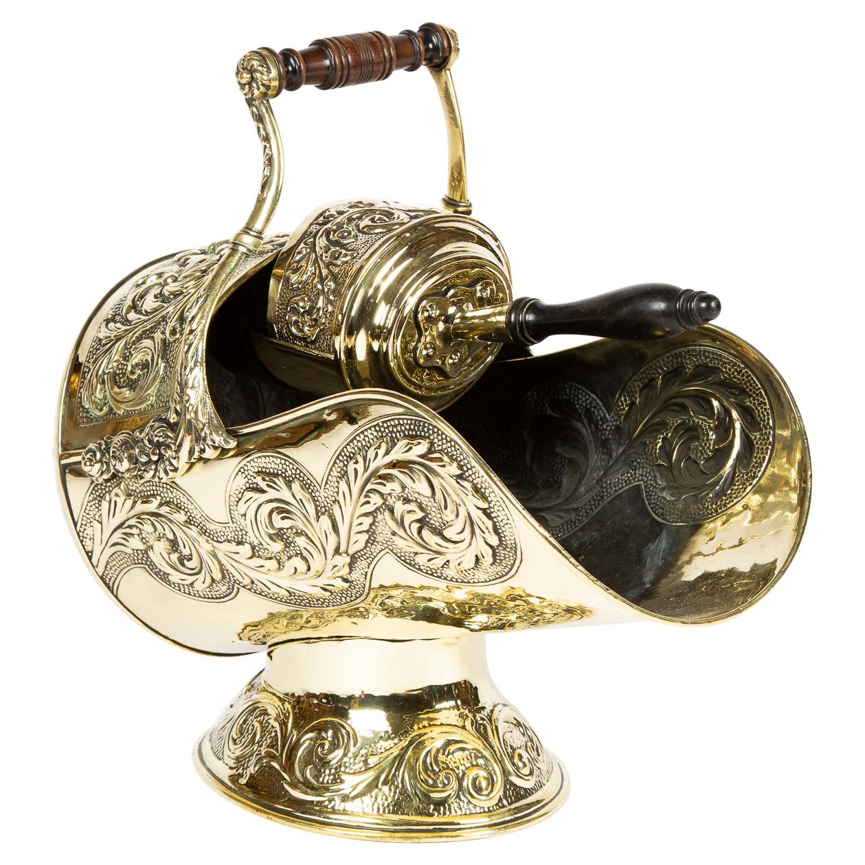 Aesthetic Movement Coal Scuttle for Benham and Froud For Sale at 1stDibs