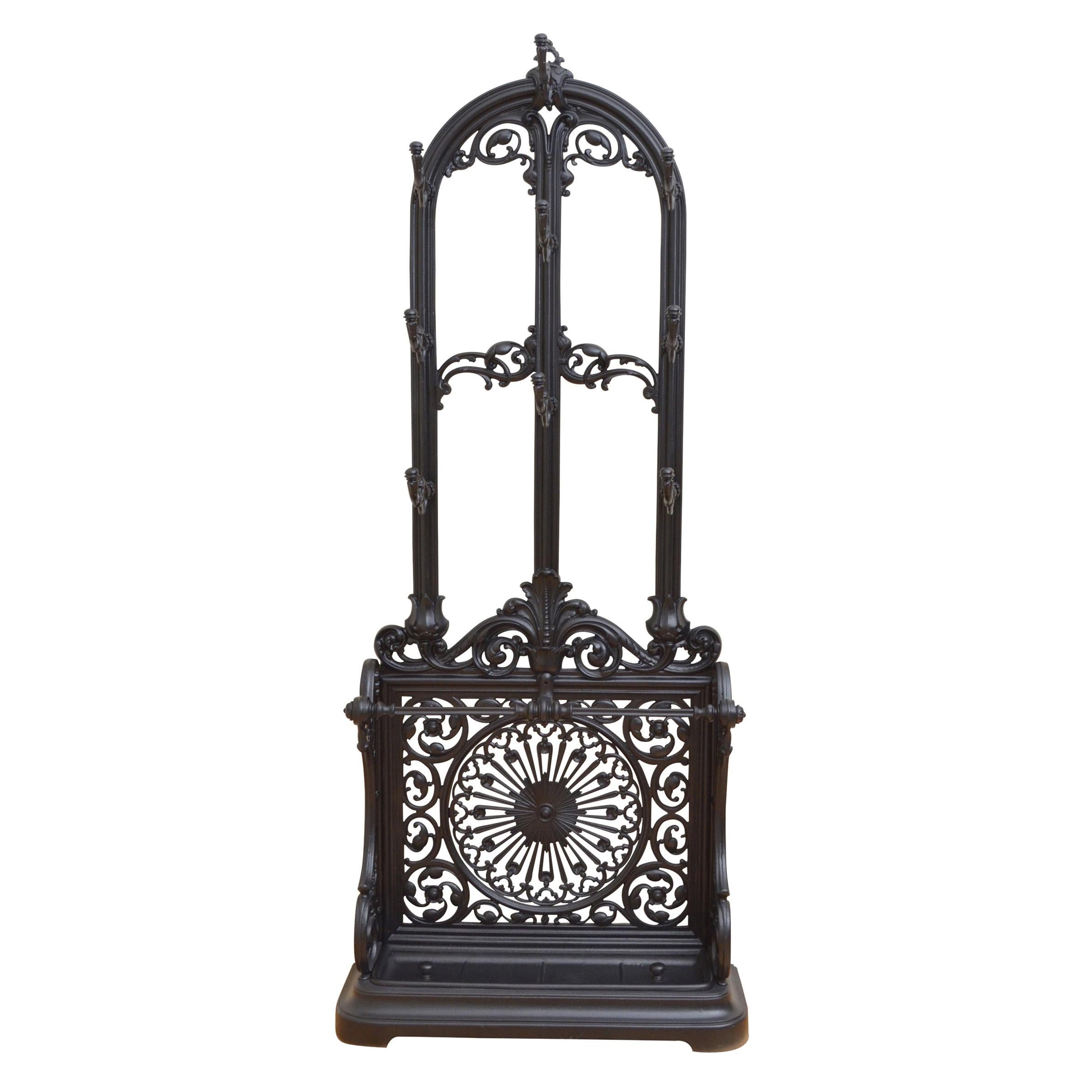 Beechwood Bentwood Thonet Style Hall Stand with Revolving Top Section ...