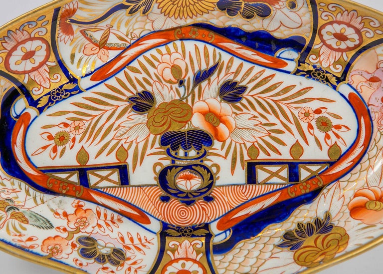 Coalport Admiral Nelson Pattern Oval Dishes, England, circa 1810 at 1stDibs