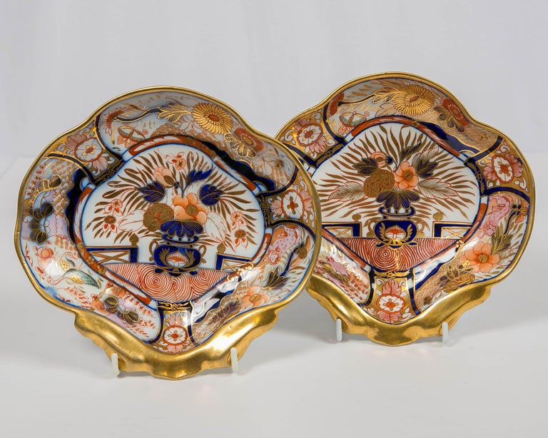 Coalport Admiral Nelson Shell Shaped Dishes, England, circa 1810 at 1stDibs