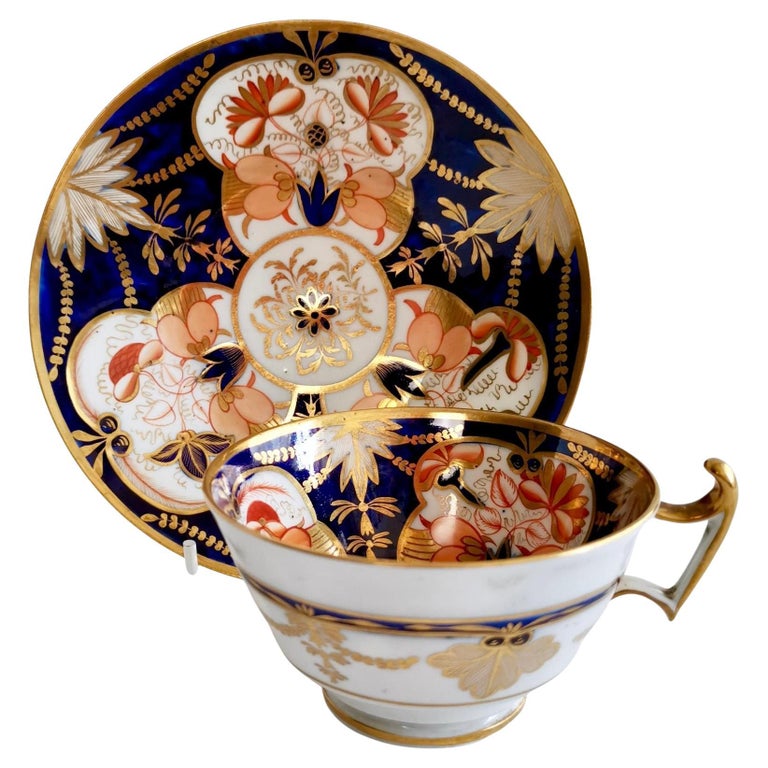Coalport John Rose Porcelain Teacup, Imari Pattern, Regency ca 1815 at ...