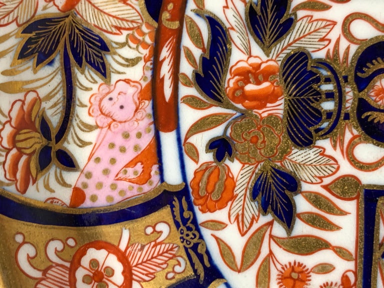 Coalport Porcelain Teapot Stand Hand-Painted Admiral Nelson Pattern ...