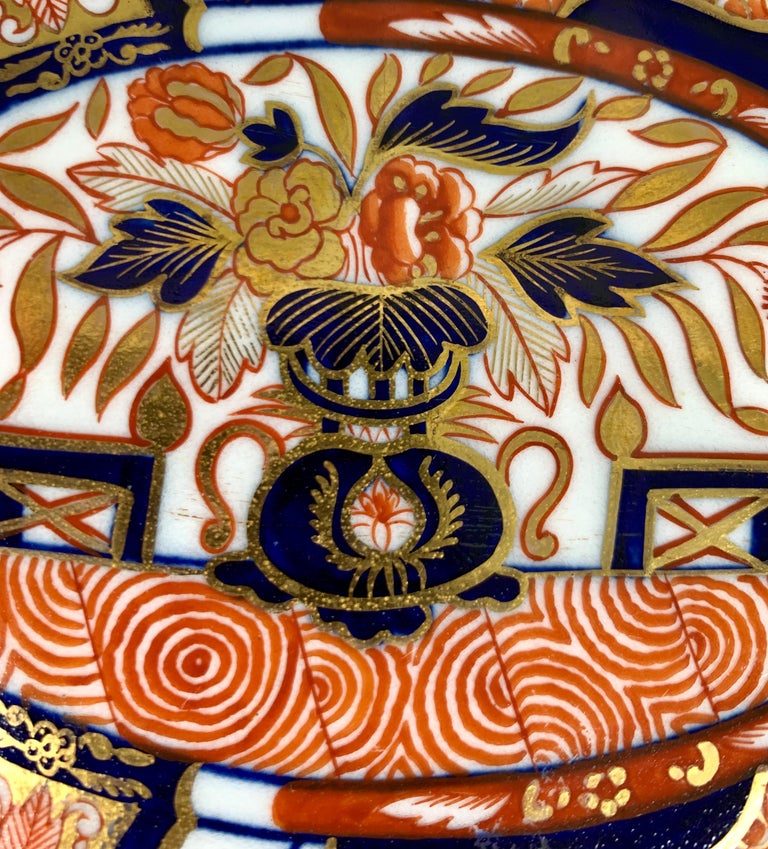 Coalport Porcelain Teapot Stand Hand-Painted Admiral Nelson Pattern ...