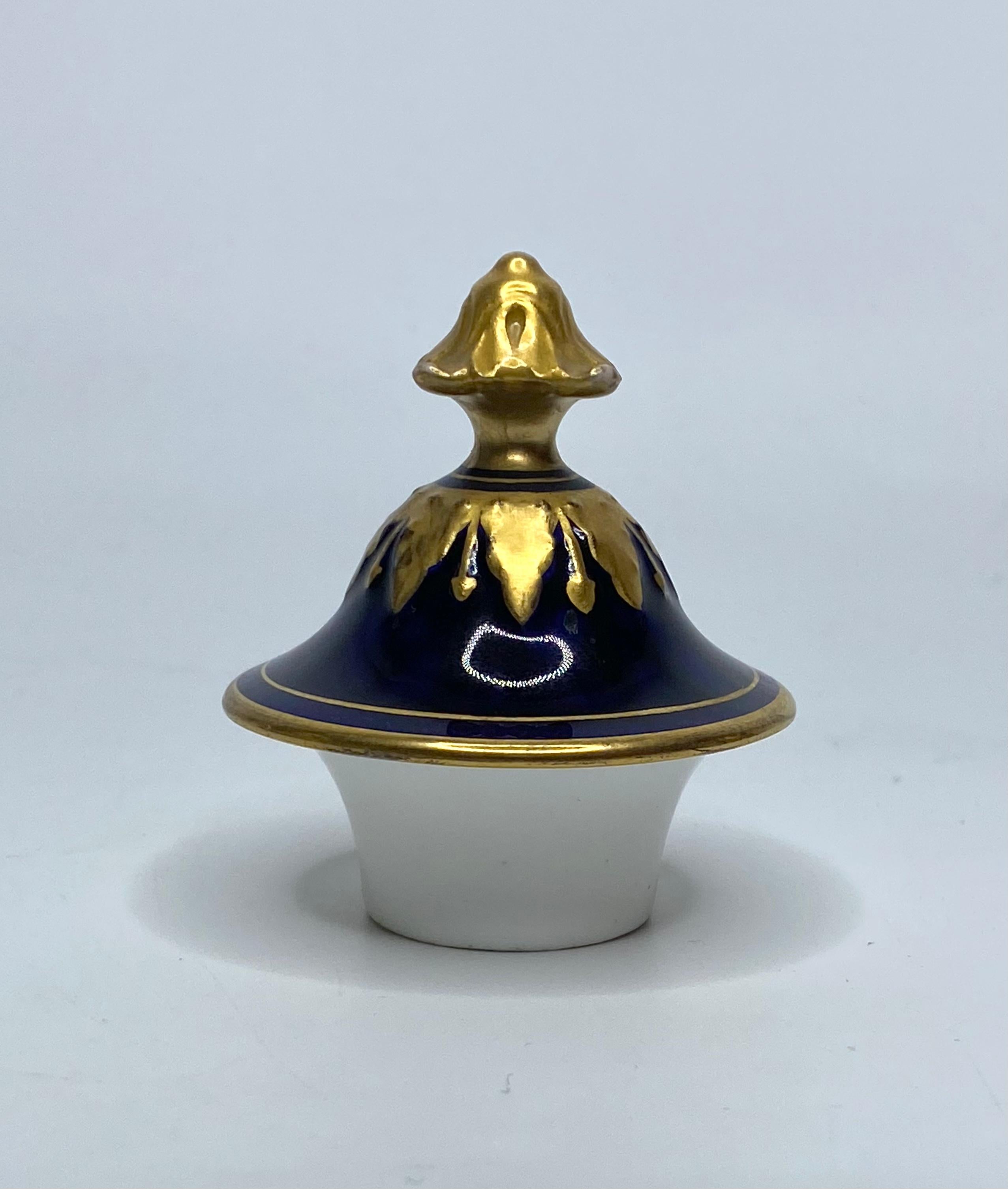 Coalport Porcelain Vase and Cover, Tom Keeling, c. 1900 at 1stDibs