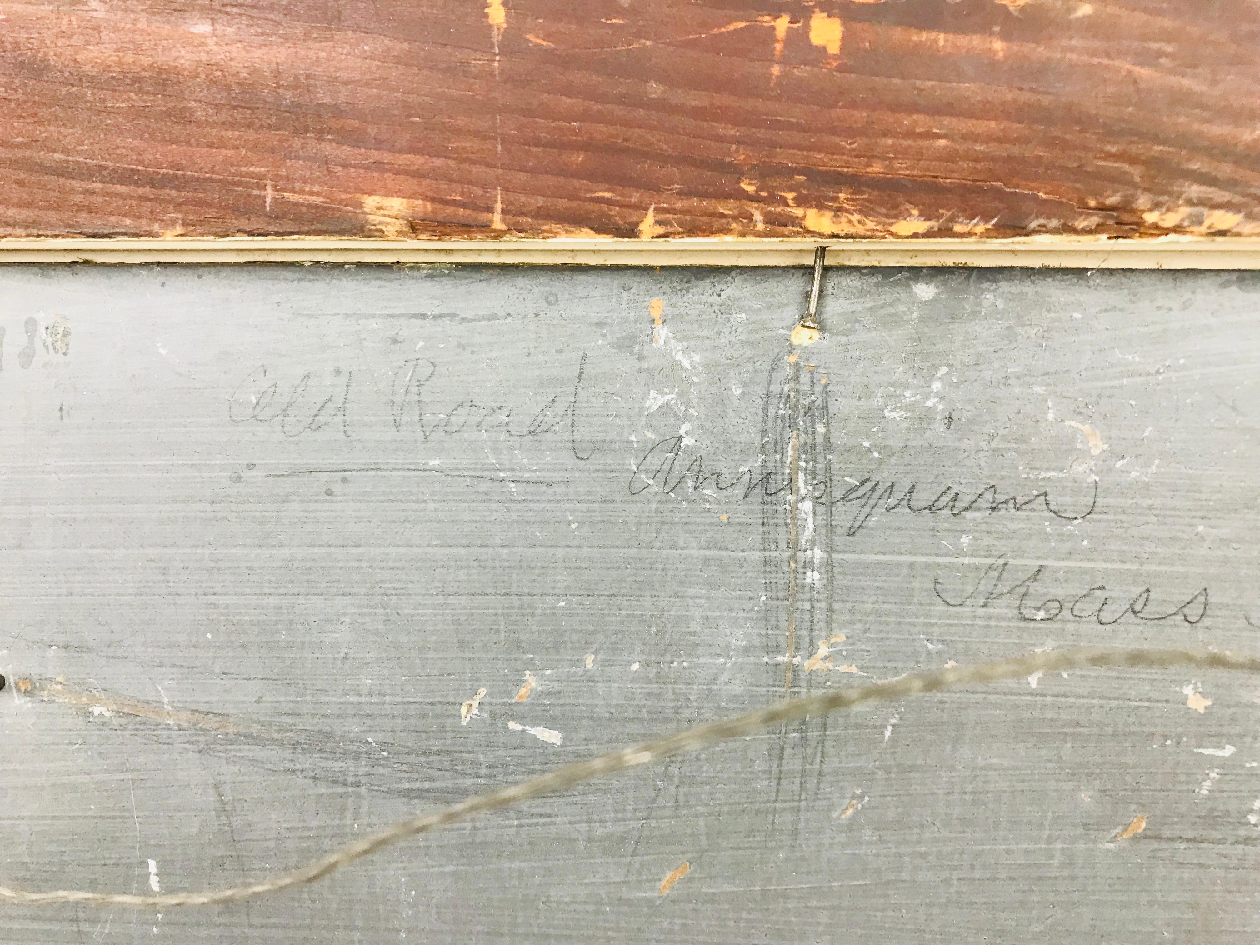 "Coastal Scene" Oil on Board Painting by Sidney Lawrence Brackett '1852 ...