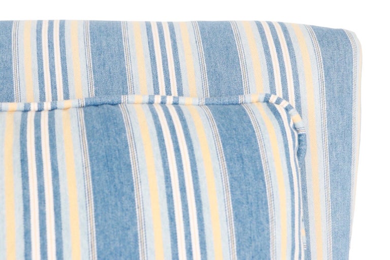 Coastal Striped Lounge Chair by Bauhaus at 1stDibs