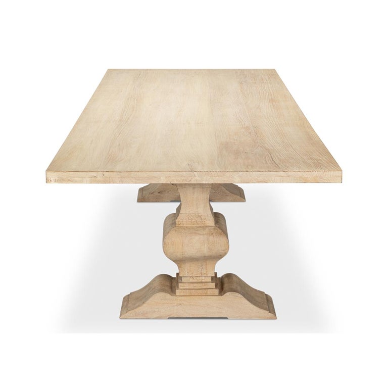 Coastal Style Refectory Dining Table For Sale at 1stDibs