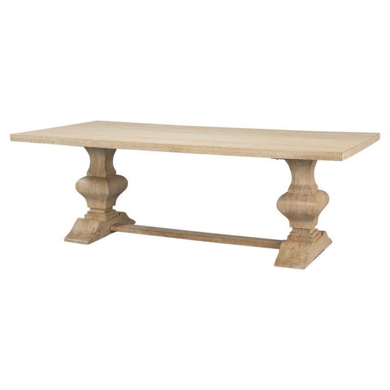 Coastal Style Refectory Dining Table For Sale at 1stDibs
