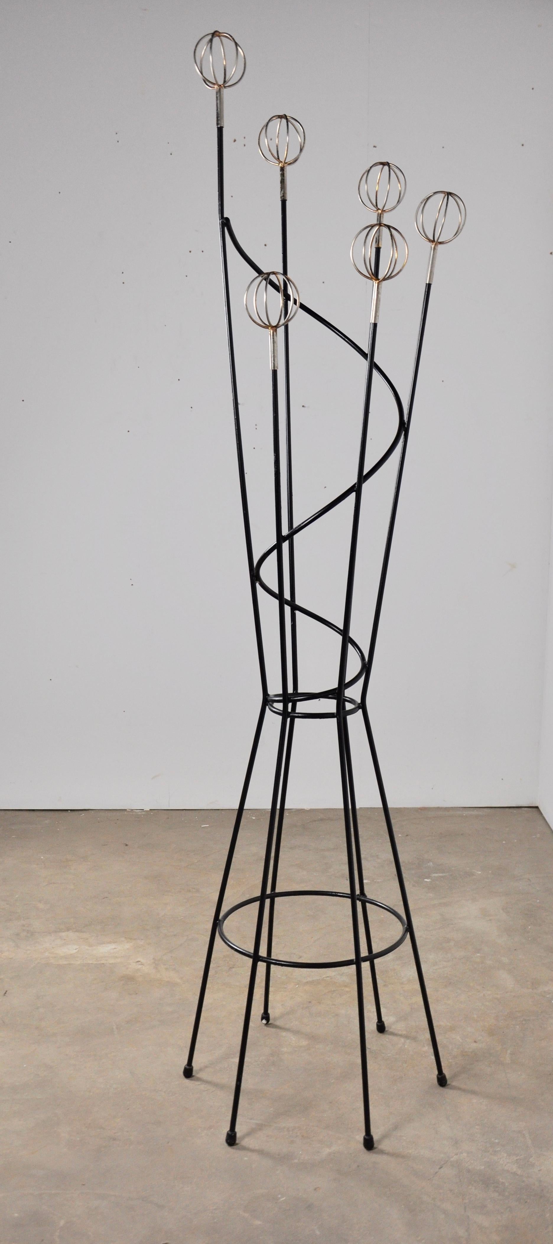 Coat Rack Geo Astrobale by Roger Feraud, 1950s at 1stDibs