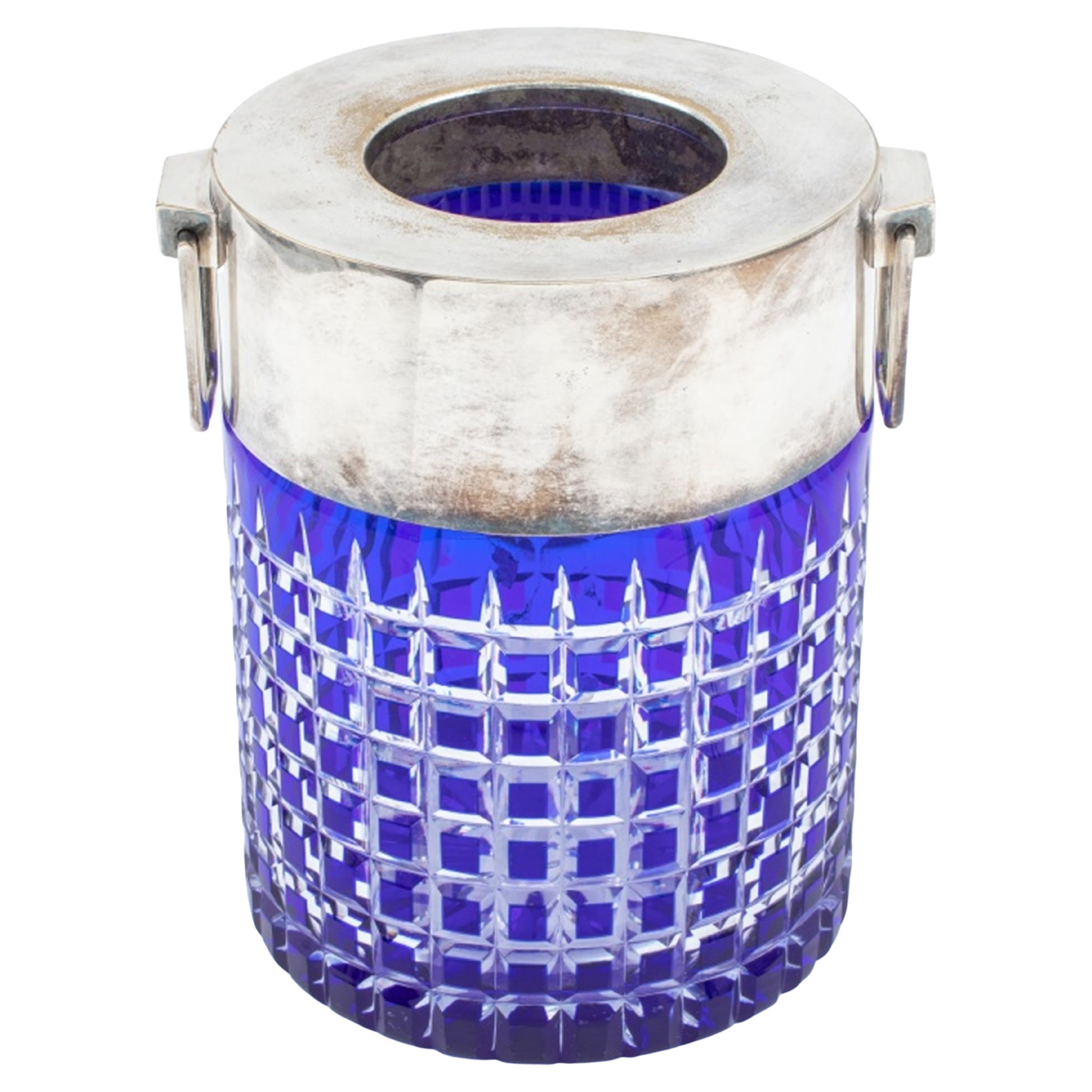 Modernist Style Chrome Ice Bucket at 1stDibs