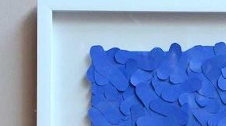 Cobalt Blue Paper Collage by Jazz Potter, England, Contemporary For ...