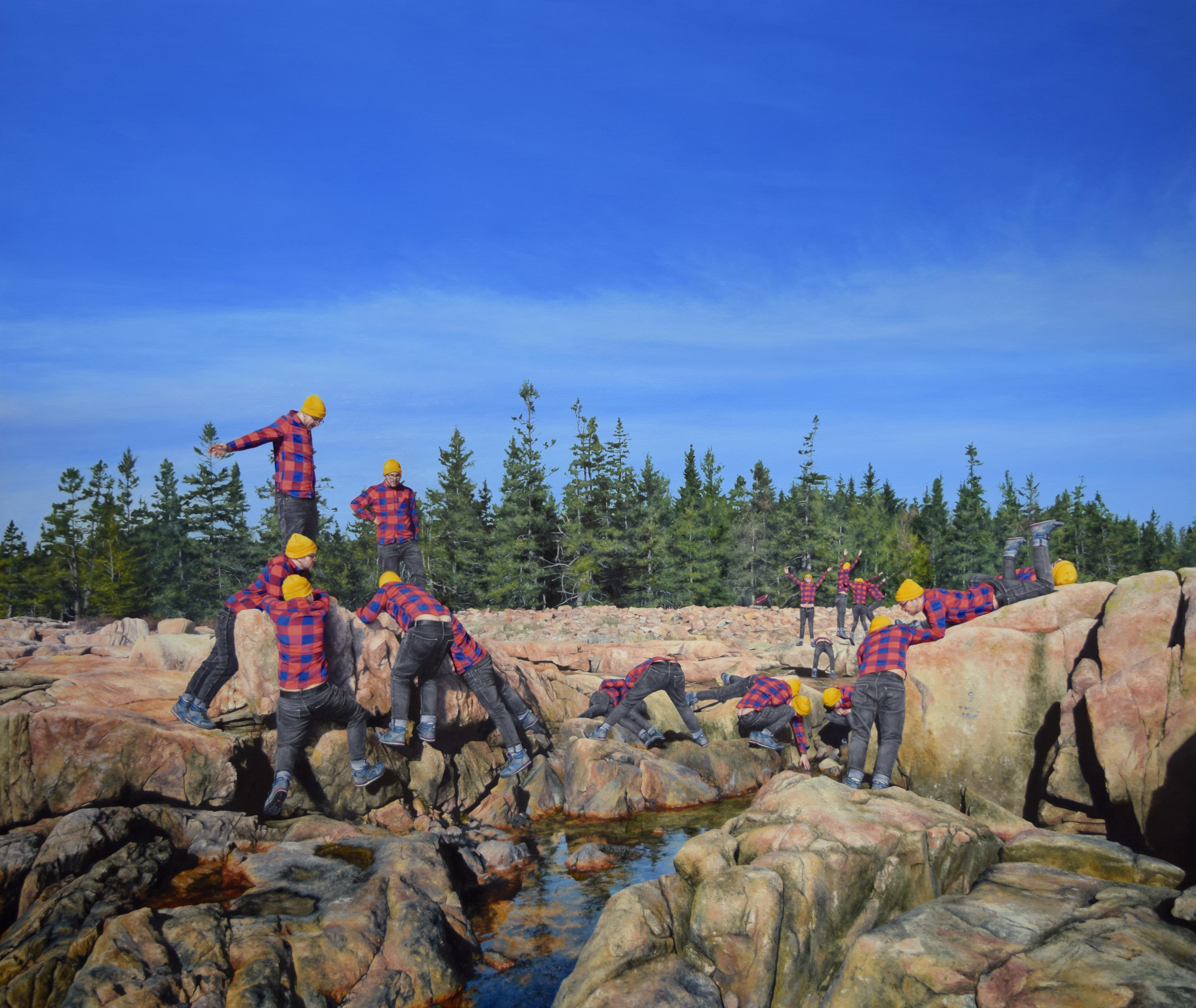 Cobi Moules - Untitled (Rocky Coast of Maine III) - Figurative ...