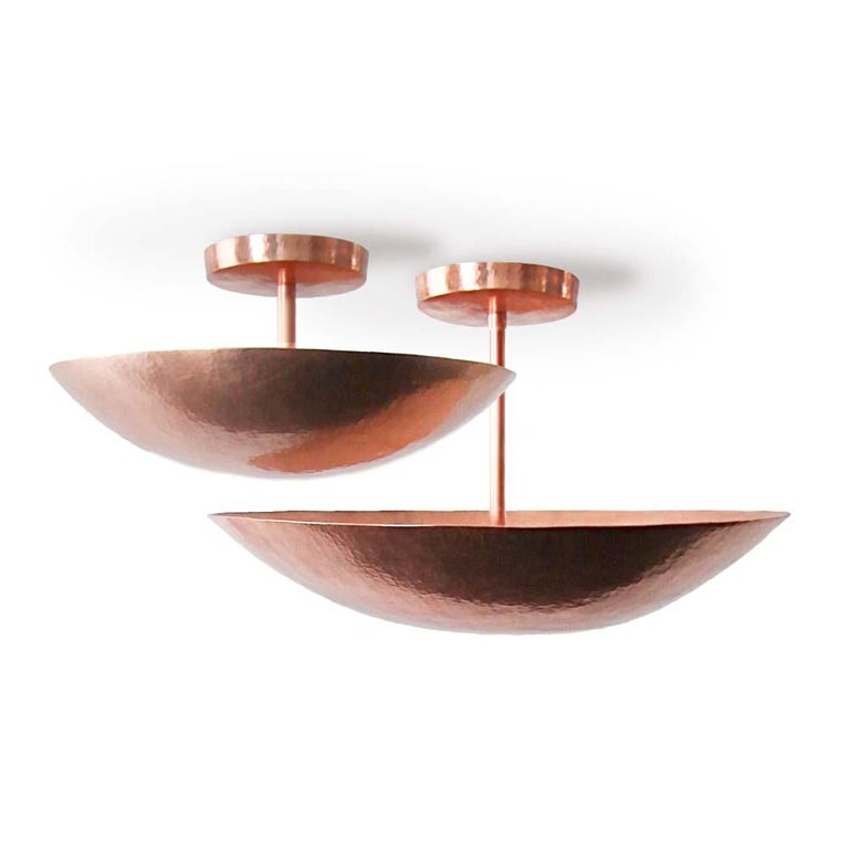 Pendant Light in Hammered Copper, Large, Olla, Cobre Collection For ...