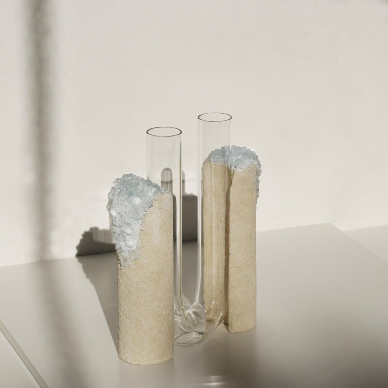 "Cochlea Dello Sviluppo" Winter2 Rock Crystals and Glass contemporary ...