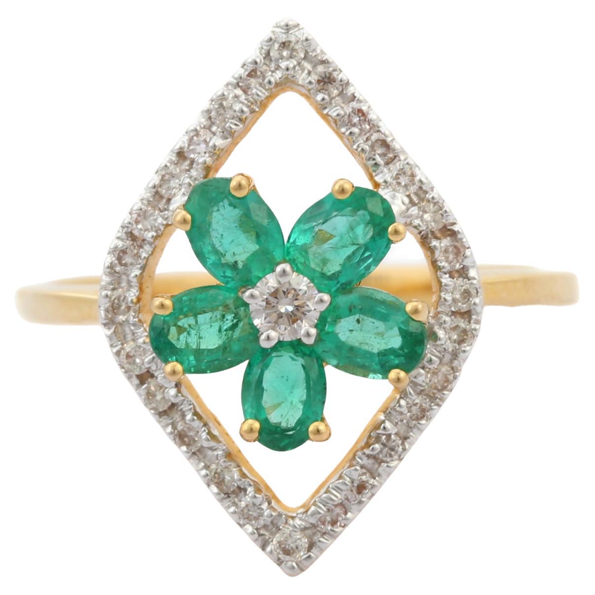 Crown Emerald Ring w Diamonds 18k Custom Royal Crown Ring made for a ...