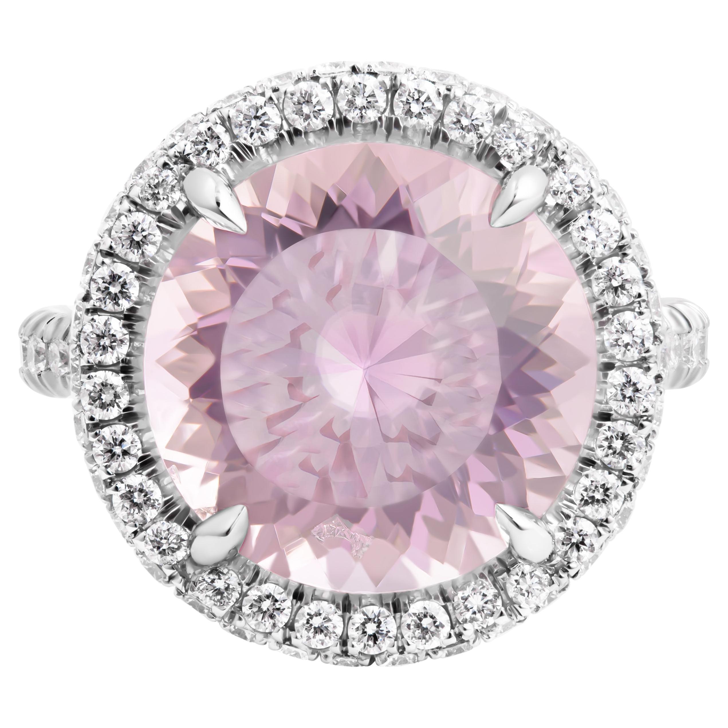 Bi-Color Tourmaline and Spinel and Lapis and Diamond Ring, 18K Gold ...