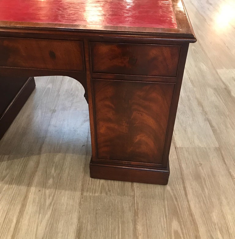 Cocktail Table in the Form of a Small Executive Desk For Sale at 1stDibs