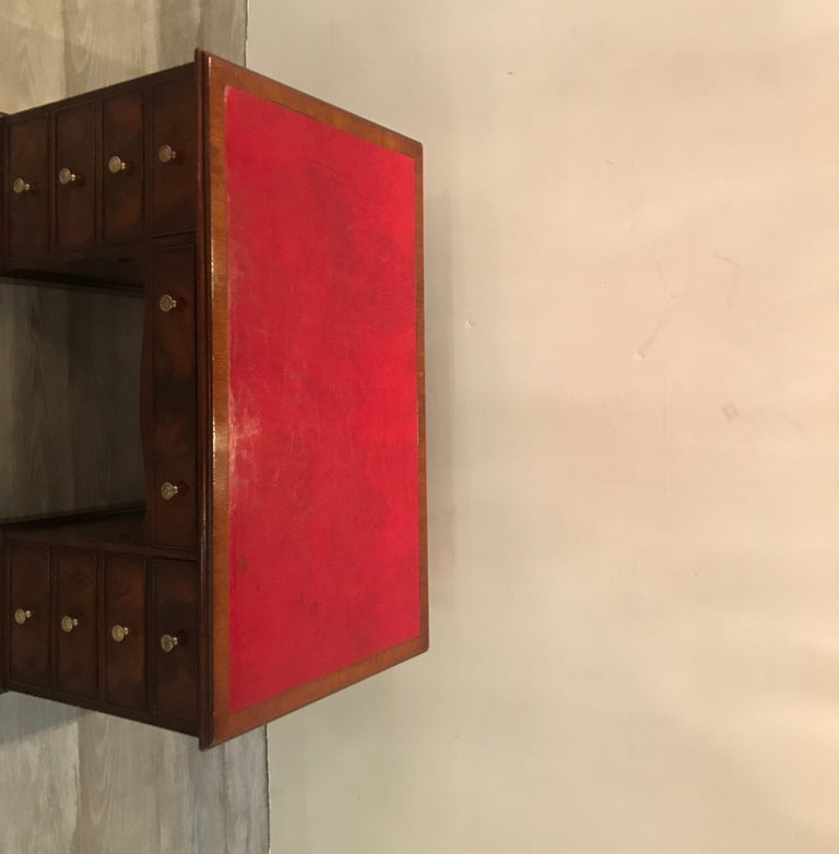 Cocktail Table in the Form of a Small Executive Desk For Sale at 1stDibs