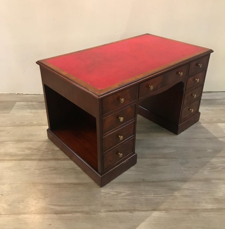 Cocktail Table in the Form of a Small Executive Desk For Sale at 1stDibs
