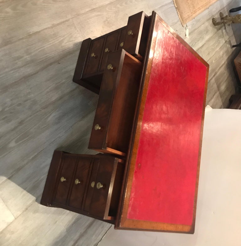Cocktail Table in the Form of a Small Executive Desk For Sale at 1stDibs