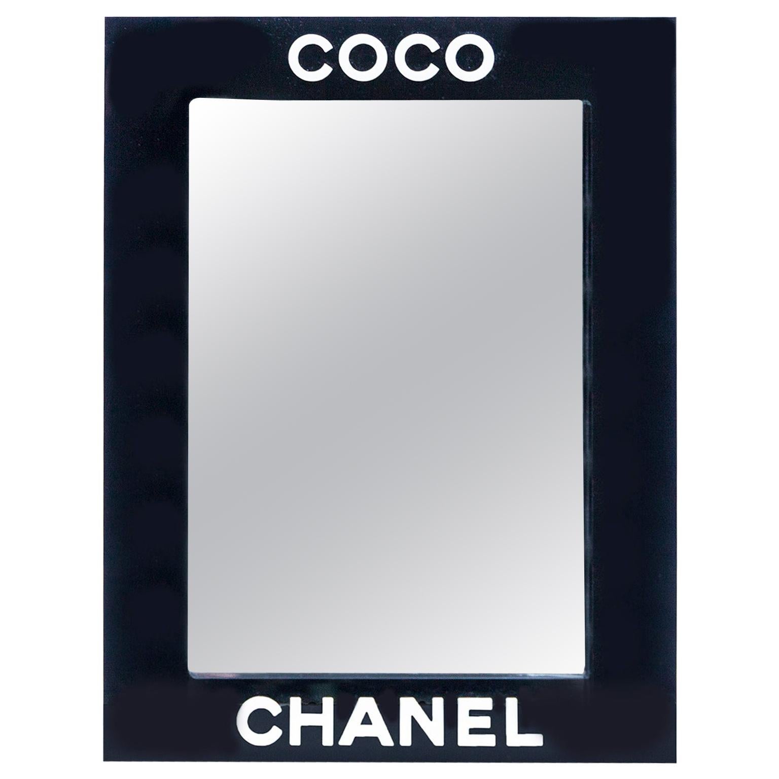 Coco Chanel Acrylic Wall Mirror at 1stDibs | chanel wall mirror, chanel ...
