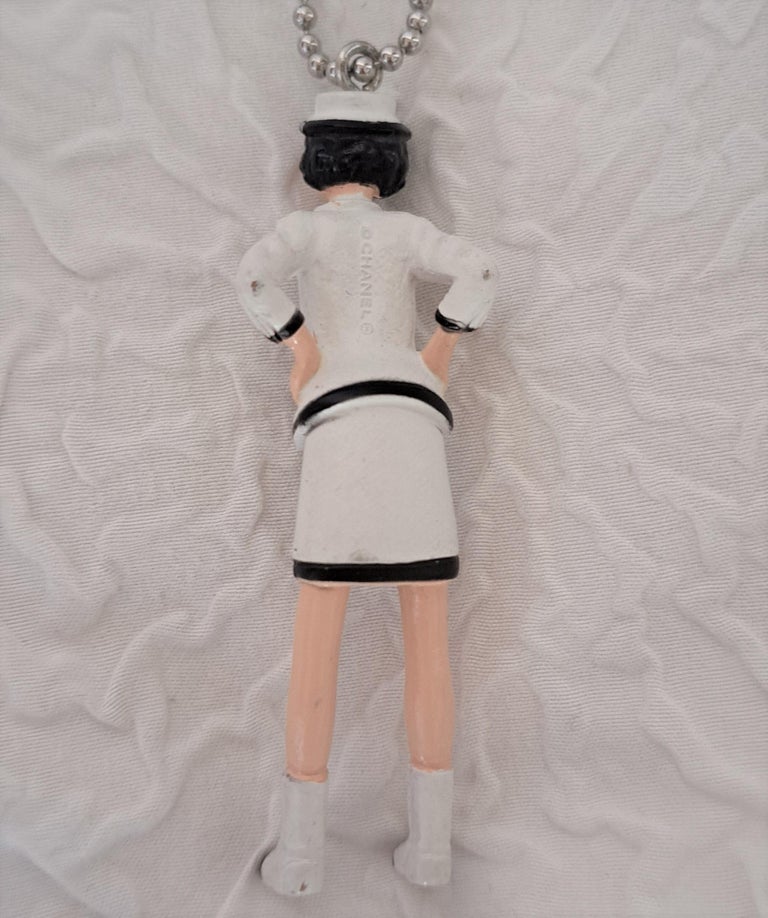 Coco Chanel Mademoiselle rare limited VIP doll necklace/bag charm/key ...