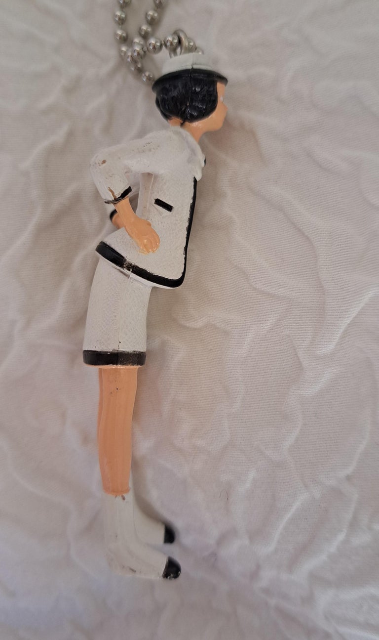 Coco Chanel Mademoiselle rare limited VIP doll necklace/bag charm/key ...