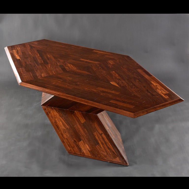 Cocobolo Rosewood Dining Table by Don S. Shoemaker for Señal S.A. of ...