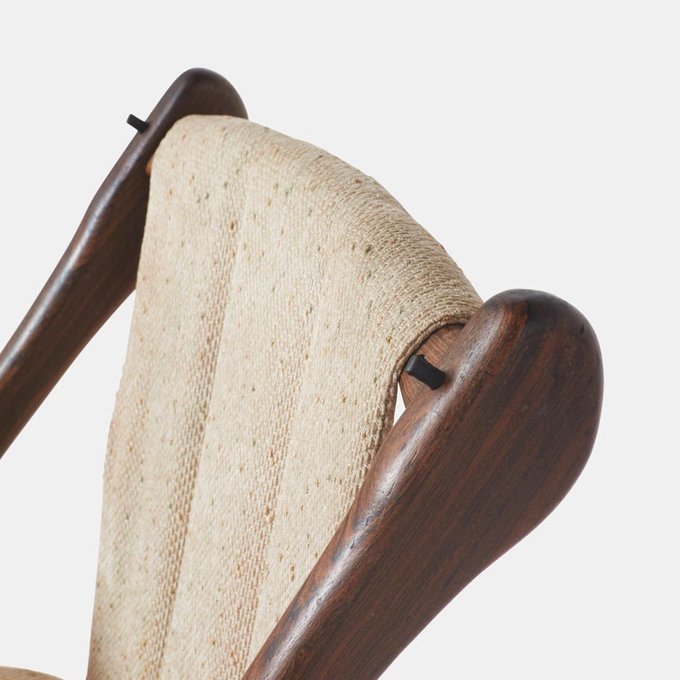 Cocobolo Rosewood Sling Swinger Chairs by Don Shoemaker For Sale at 1stDibs