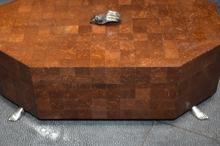 Coconut Shell Jewelry Box For Sale at 1stDibs