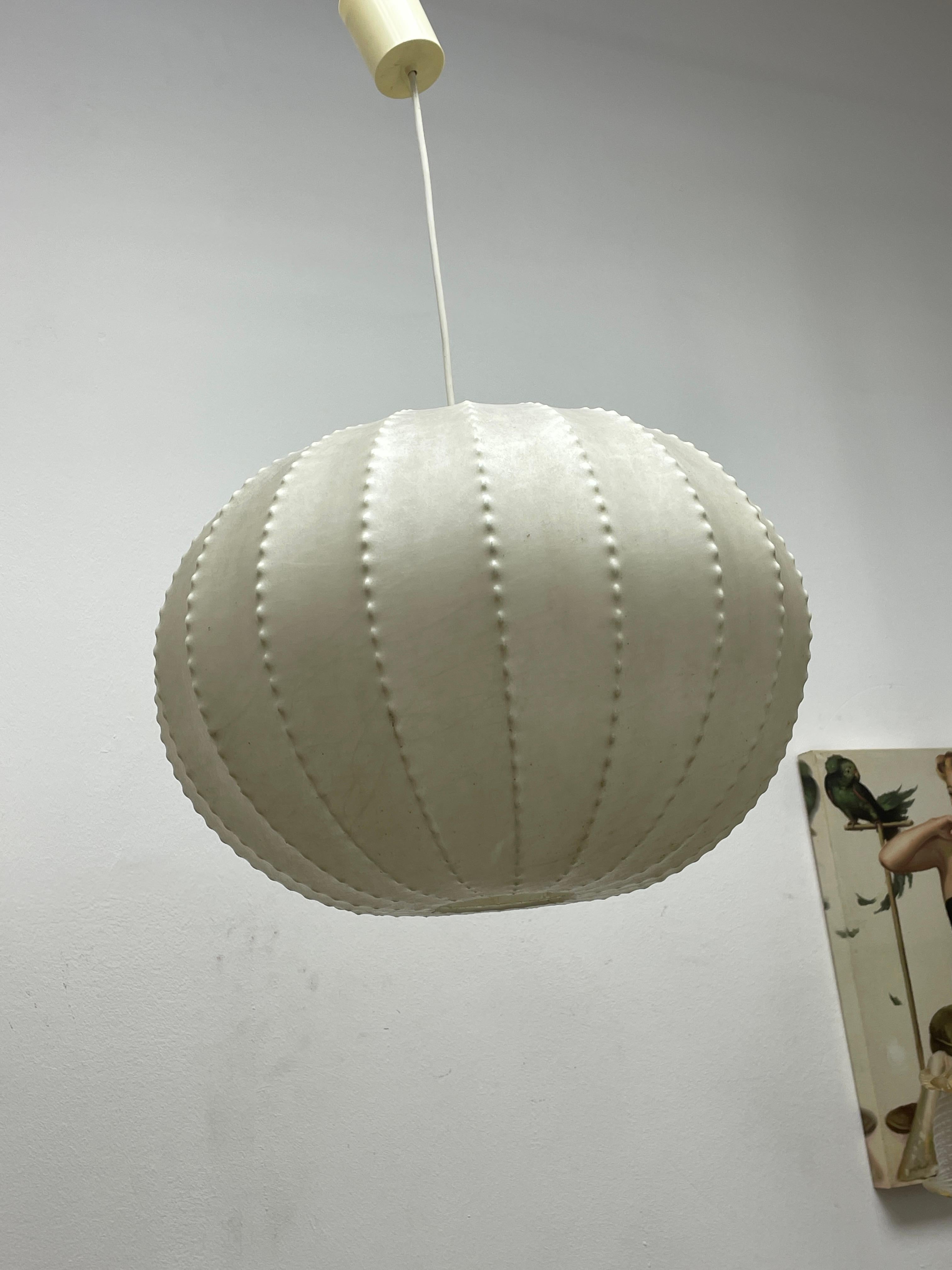 Cocoon Ceiling Pendant Light, 1960s, Germany at 1stDibs