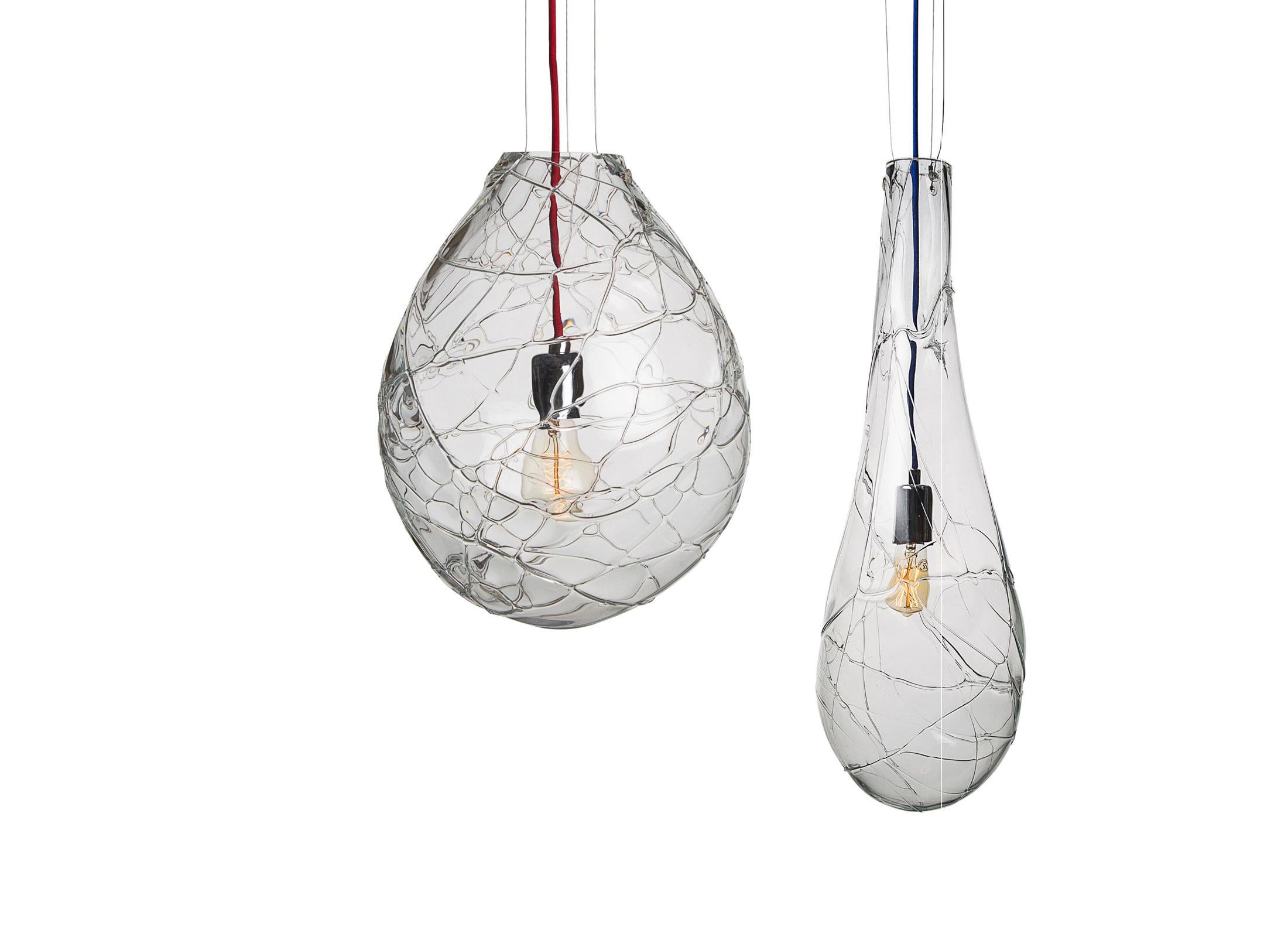 Cocoon Pendant Lighting by Ceren Gurkan, Hand-blown glass For Sale at ...