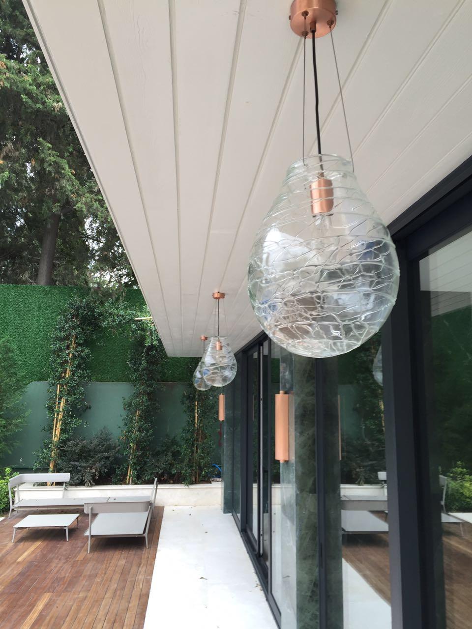 Cocoon Pendant Lighting by Ceren Gurkan, Hand-blown glass For Sale at ...
