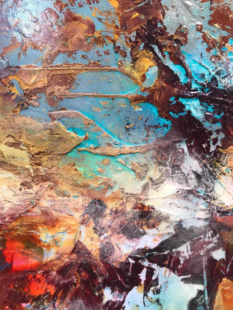 Cody Hooper - Cody Hooper. "Heavens Mystery". Abstract, purple painting ...