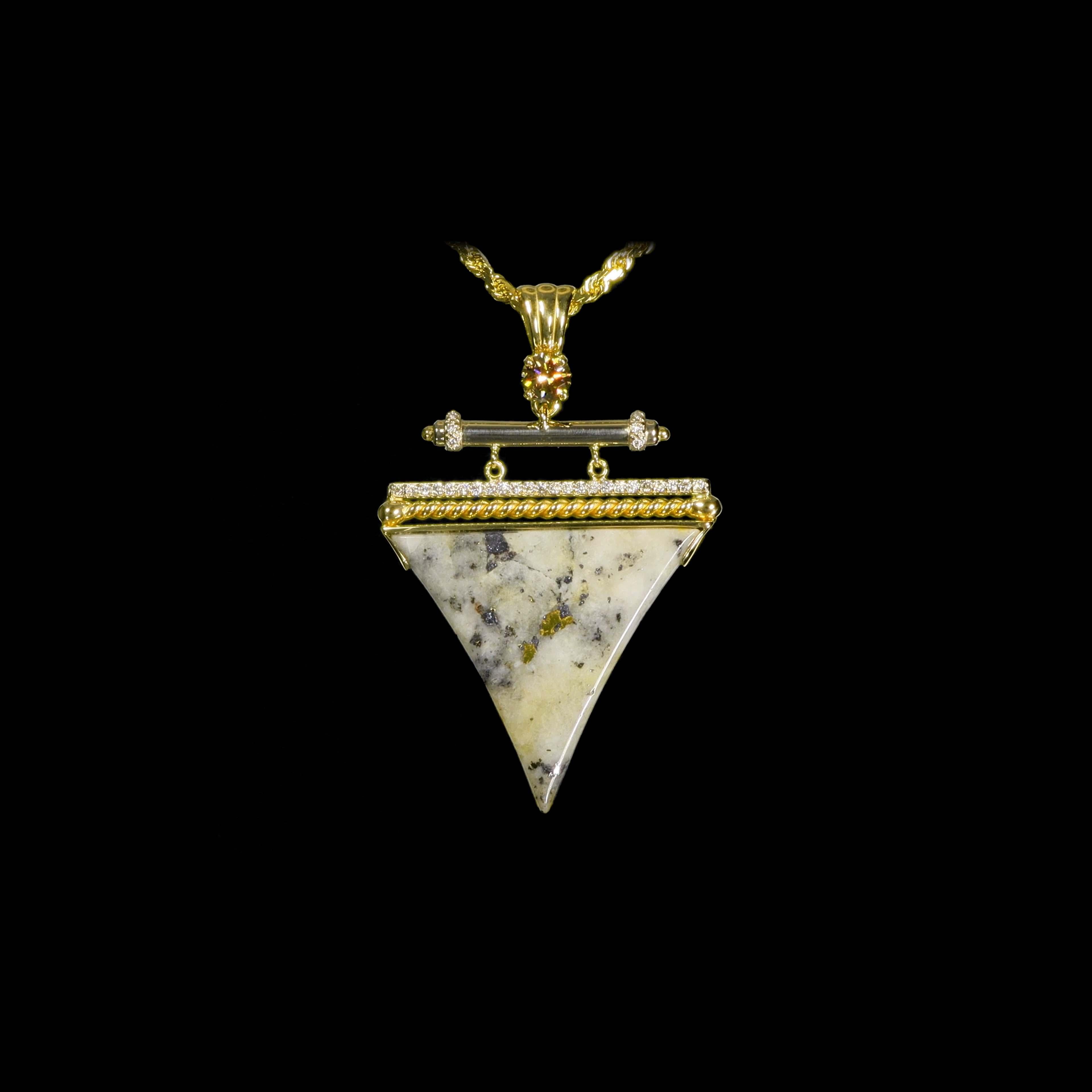 Cody Stone 52.30 Ct Golden Trilogy Natural Gold in Quartz High Jewelry ...