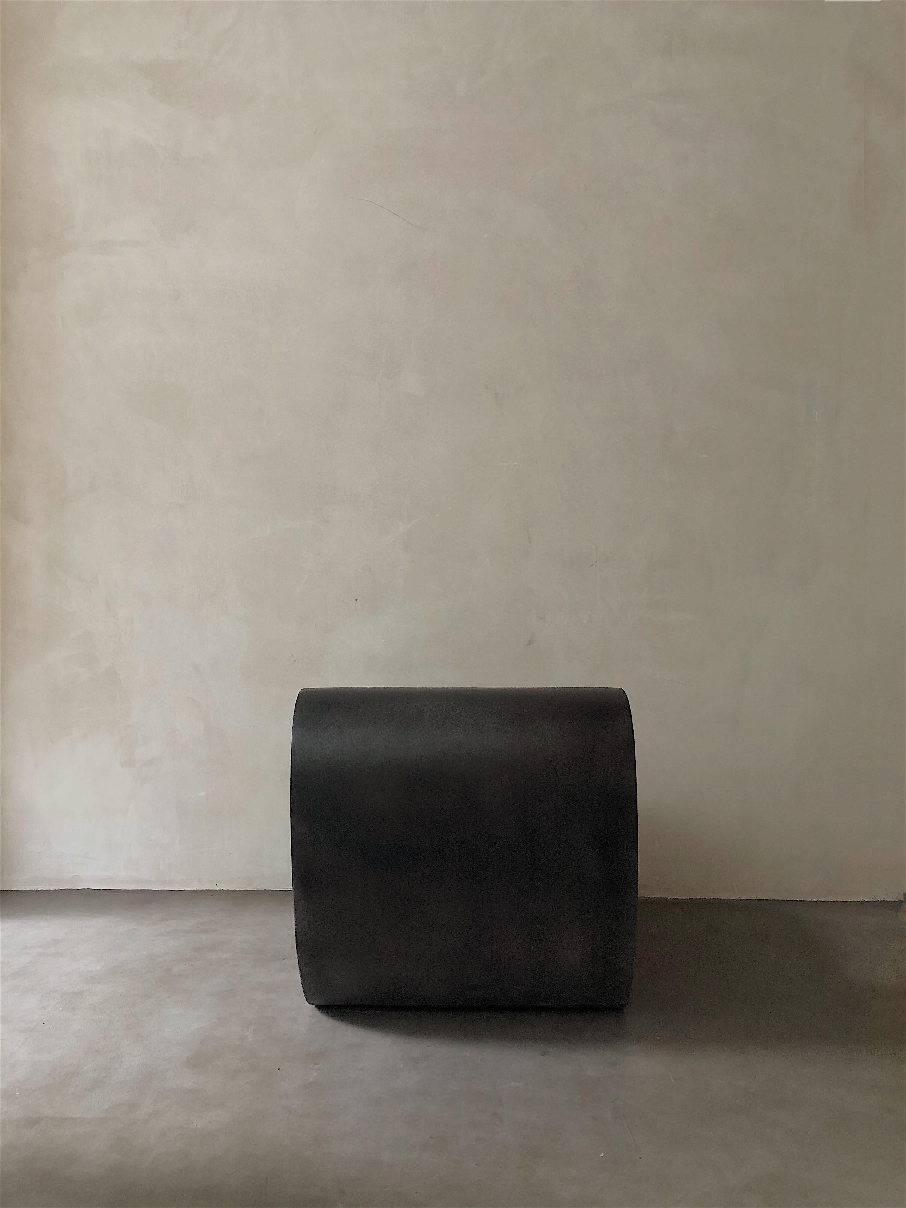 Coffee Curl Up Lounge Chair by Karstudio For Sale at 1stDibs