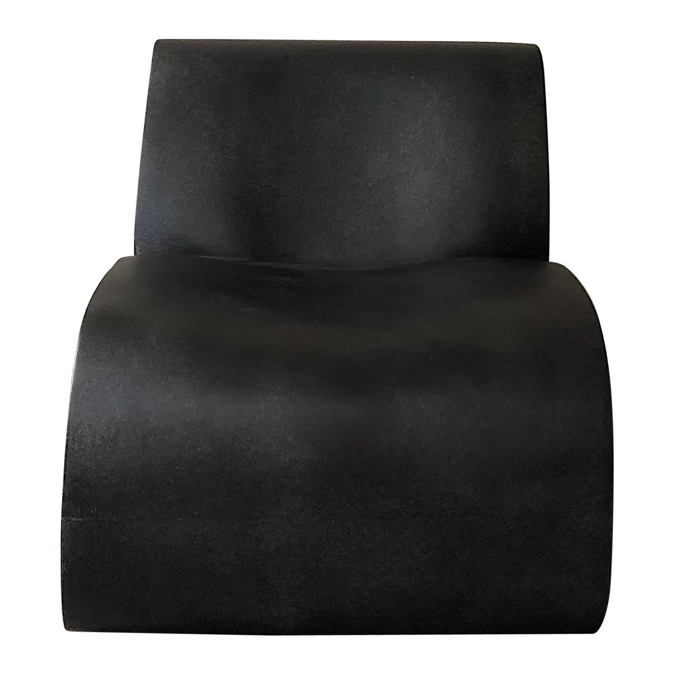 Coffee Curl Up Lounge Chair by Karstudio at 1stDibs | curl up chair ...