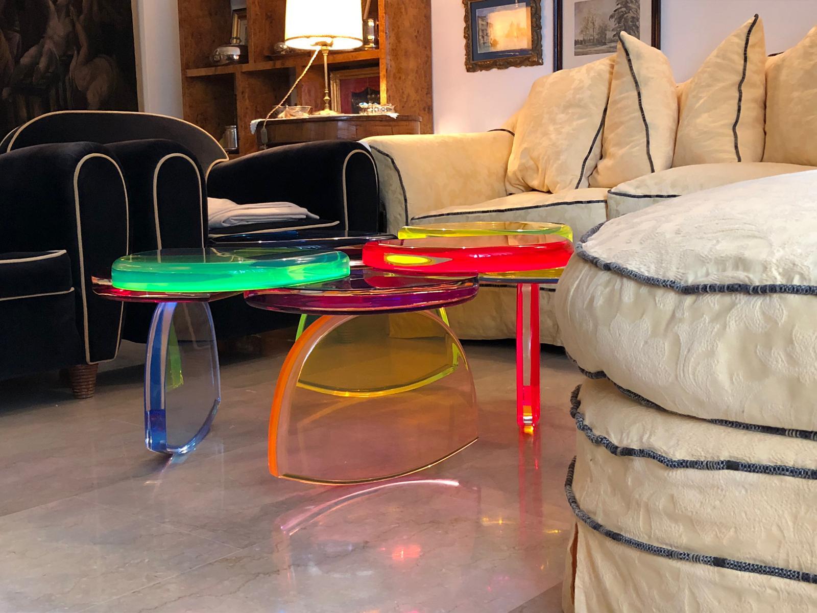Coffee Table Bon Bon Model by Studio Superego, Italy For Sale at ...
