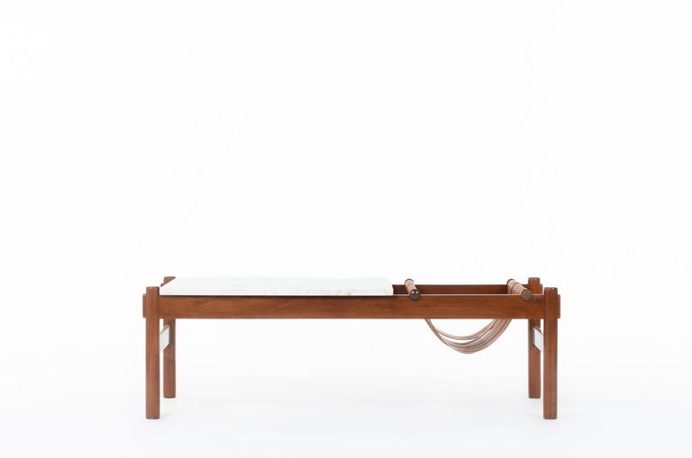 Coffee Table by Dujo Cuba Mahogany and Carrare Marble, 1970 For Sale at ...