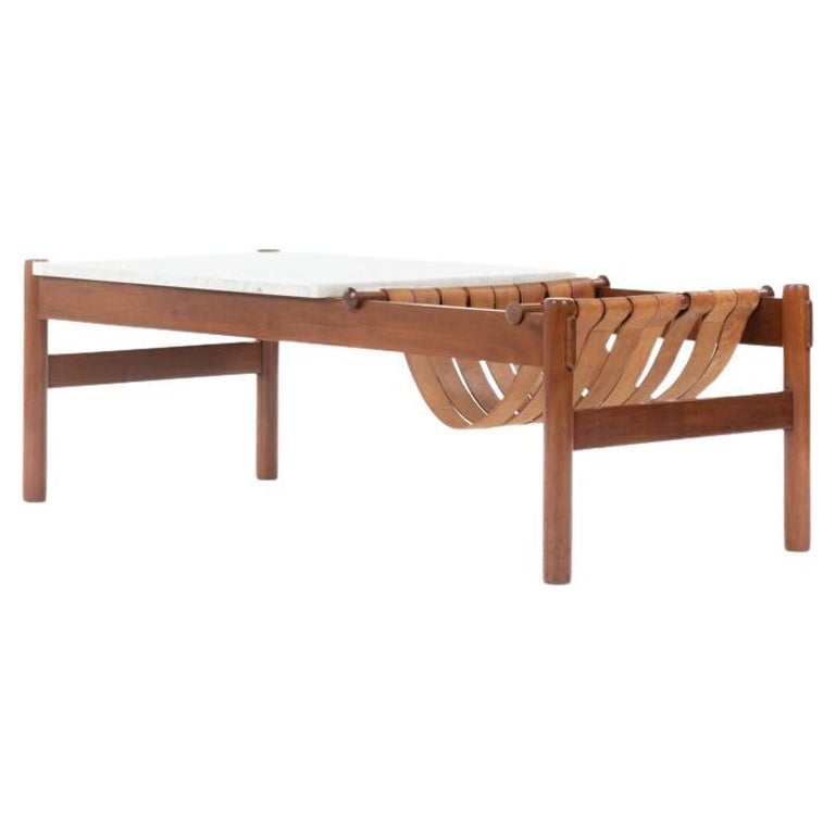 Coffee Table by Dujo Cuba Mahogany and Carrare Marble, 1970 For Sale at ...