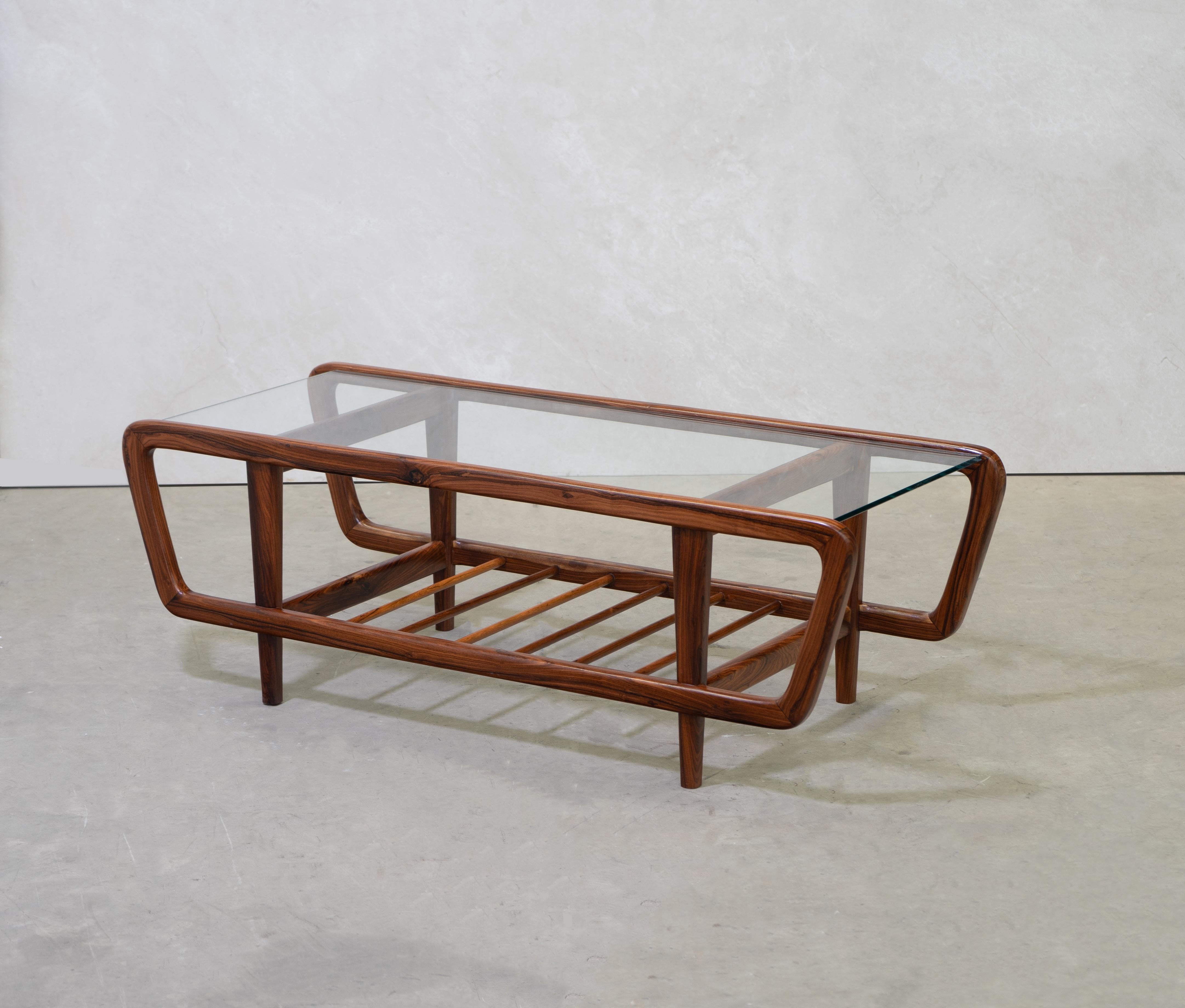 Coffee Table by Giuseppe Scapinelli, Brazilian Mid Century ModernDesign ...