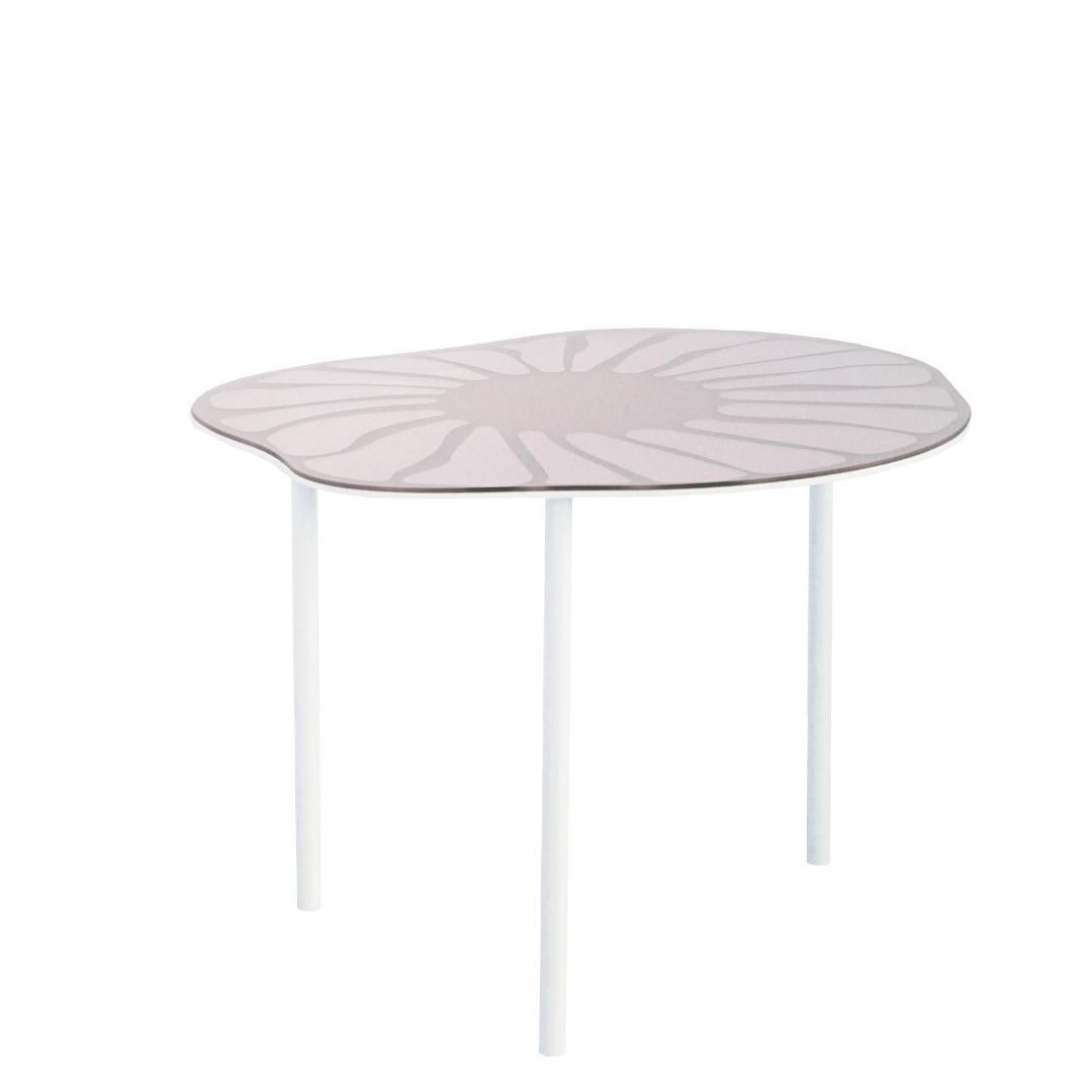 Coffee table con superfici specchianti e gambe metalliche rimovibili ...