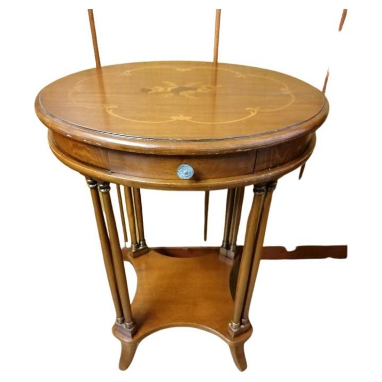 Coffee Table from Early 1900 Finally Inlaid in Good Condition For Sale ...