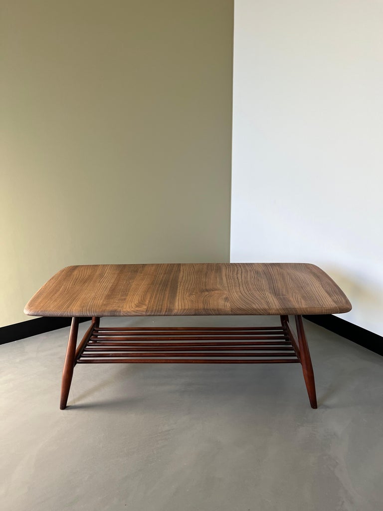 Coffee Table in Elm for Ercol, by Lucian Ercolani, 1960's For Sale at ...
