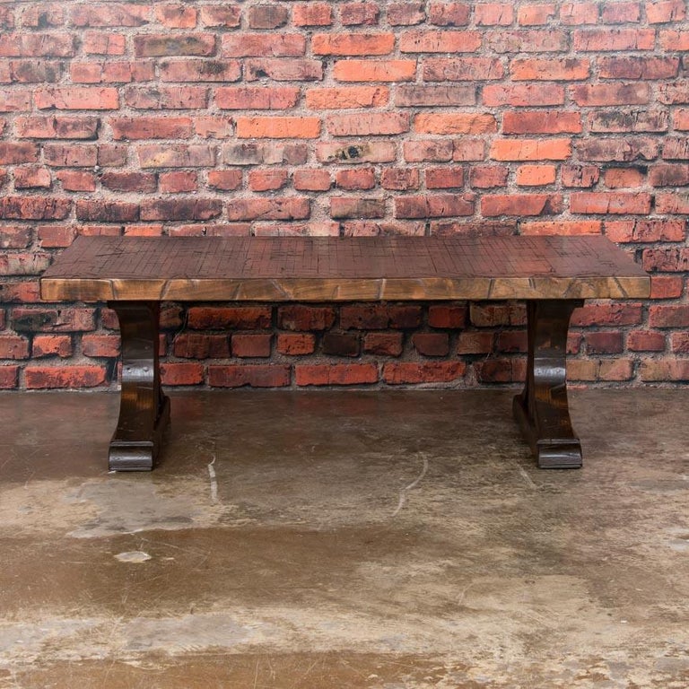 Coffee Table Made From Reclaimed Boxcar Maple Flooring at 1stDibs